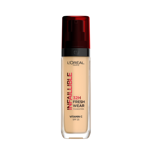 L'Oreal Paris Infaillible 32H Fresh Wear tečni puder 125 Natural Rose