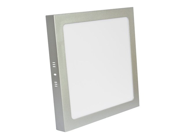LED panel nadgradni kvadrat 24W srebrni