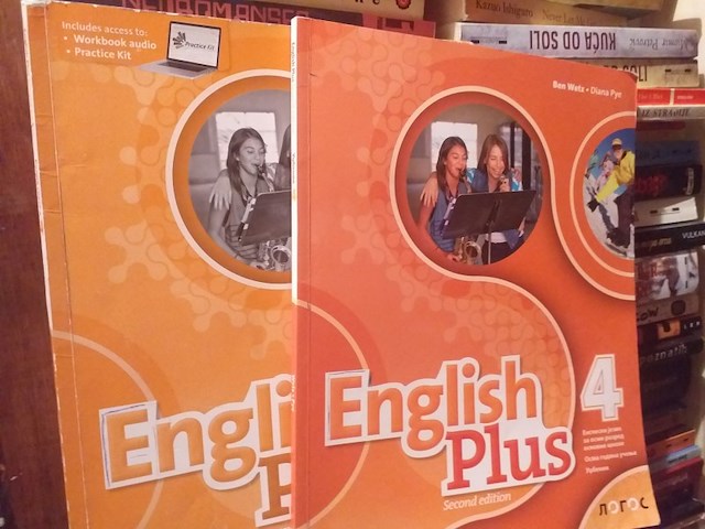 ENGLISH PLUS 4 udzbenik i radna sveska za OSMI razred