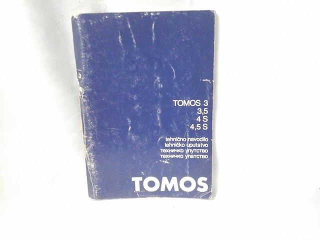 TOMOS tehničko uputstvo 3 3,5 4S 4,5 S