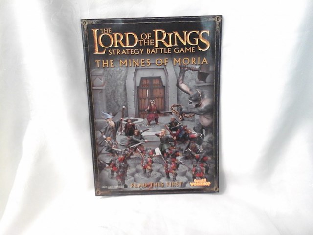 The lord of the rings The mines of moria Games workshop