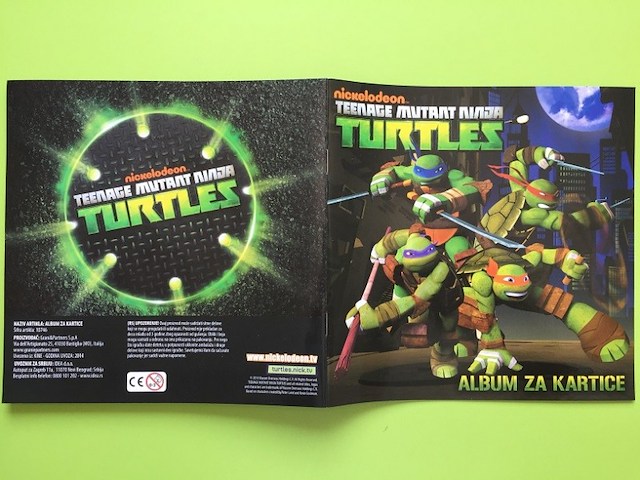 Teenage Mutant Ninja Turtles Album za kartice PUN