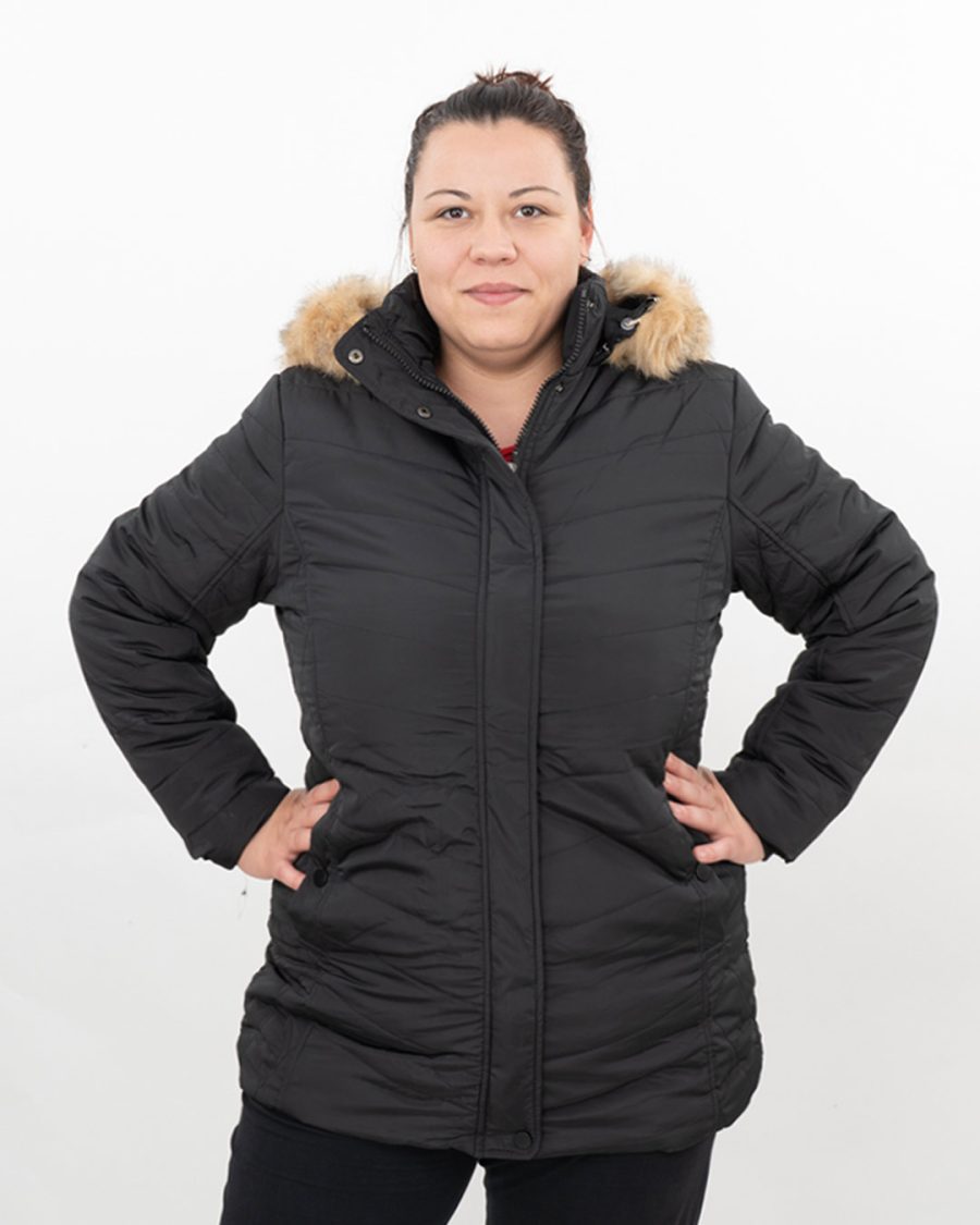 Ženska zimska jakna – Sportska i Casual – NT 6820 – Crna