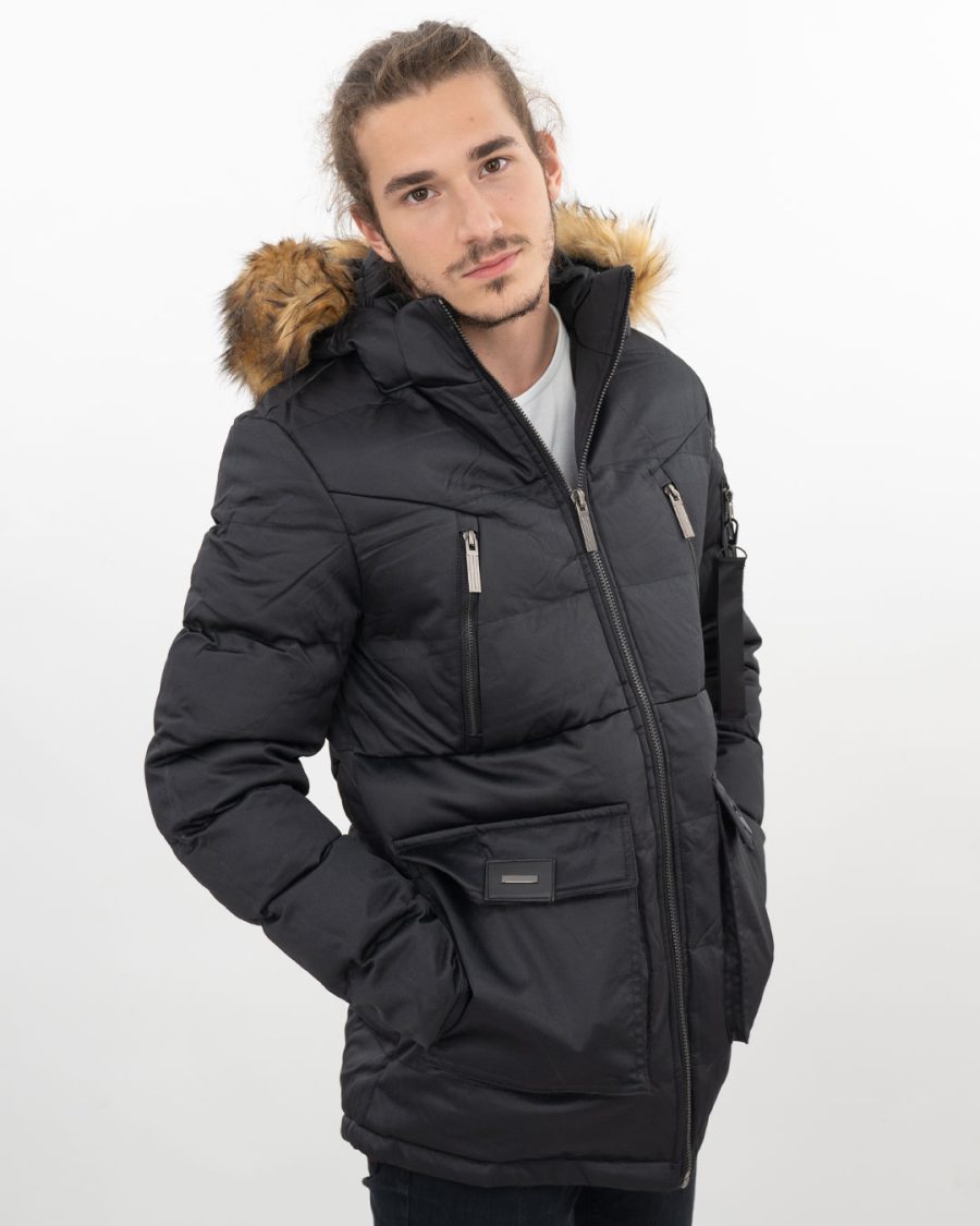 Muška zimska jakna – Sportska i Casual – BY 3356 – Crna