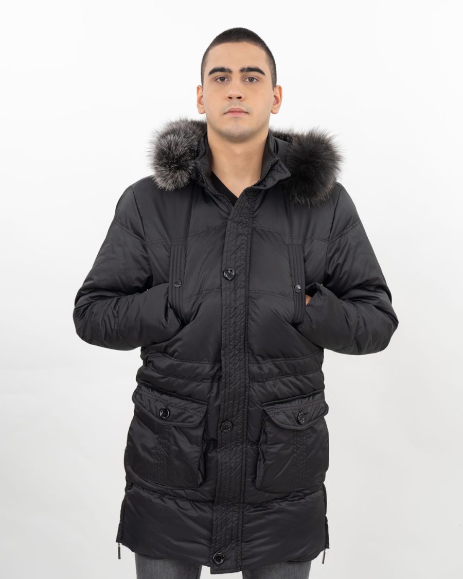 Muška zimska jakna – Sportska i Casual – BM 103 – Crna