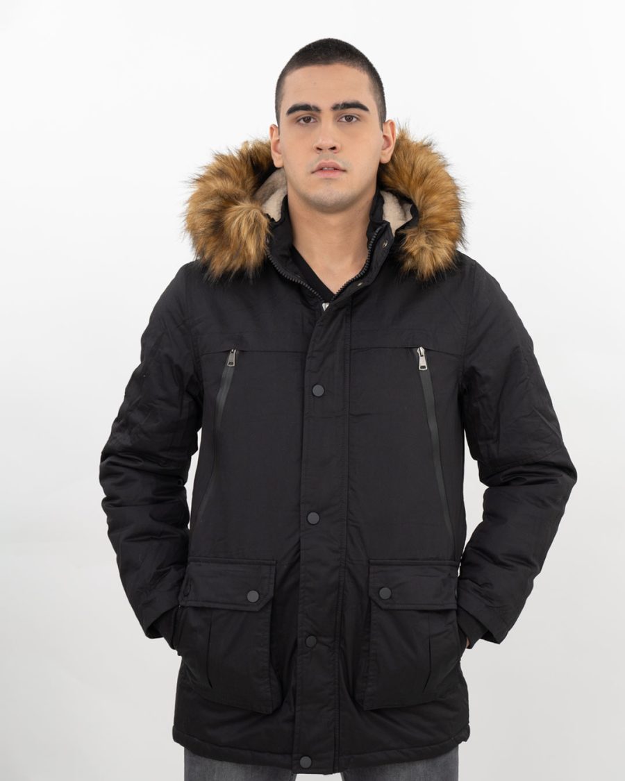 Muška zimska jakna – Sportska i Casual – BY 8135 – Crna