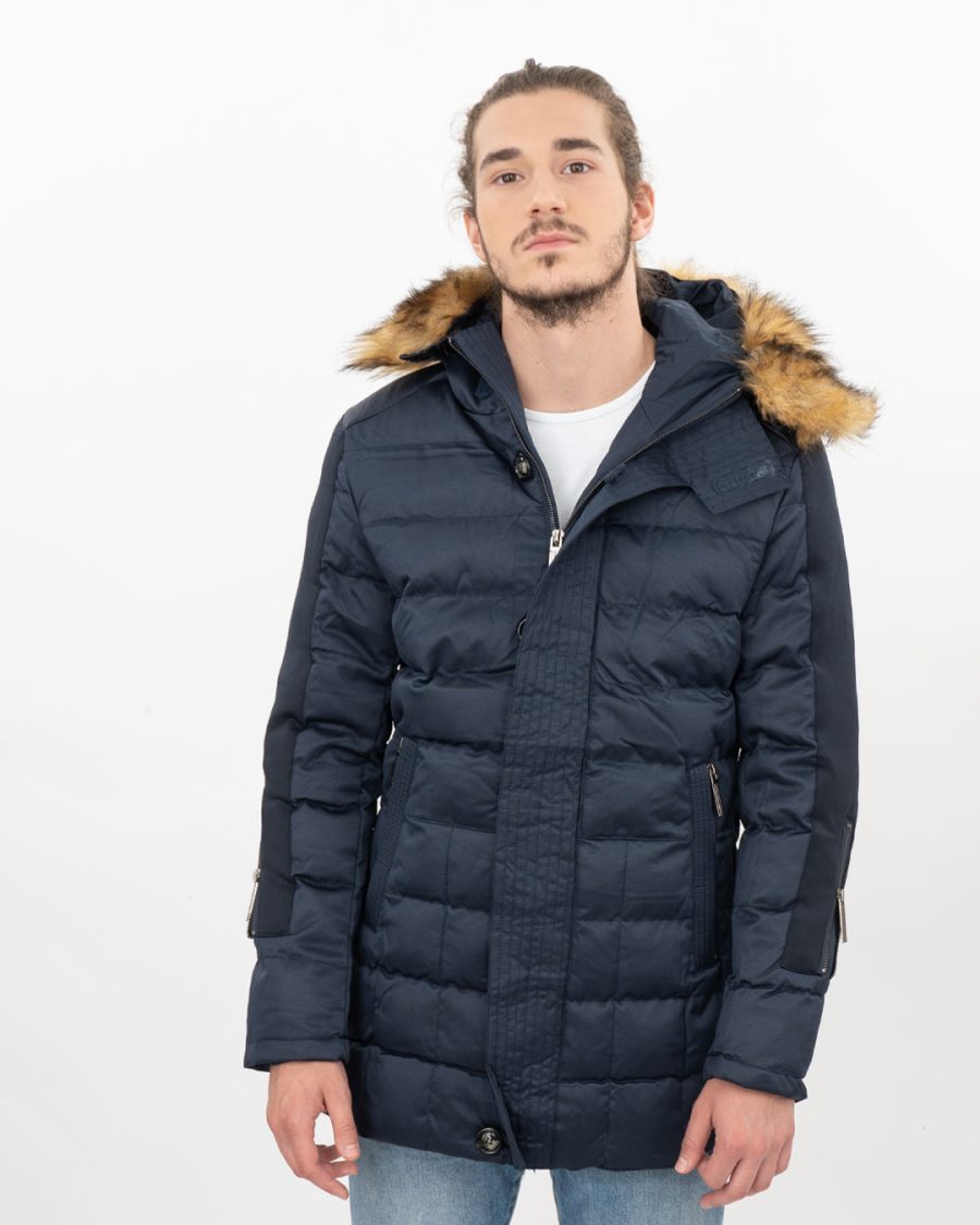 Muška zimska jakna – Sportska i Casual – BY 3358 – Teget