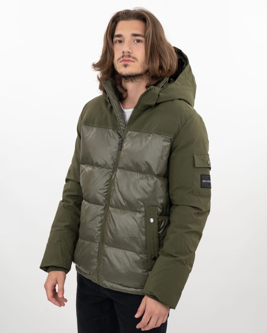 Muška zimska jakna – Sportska i Casual – Invento Mark – Zelena