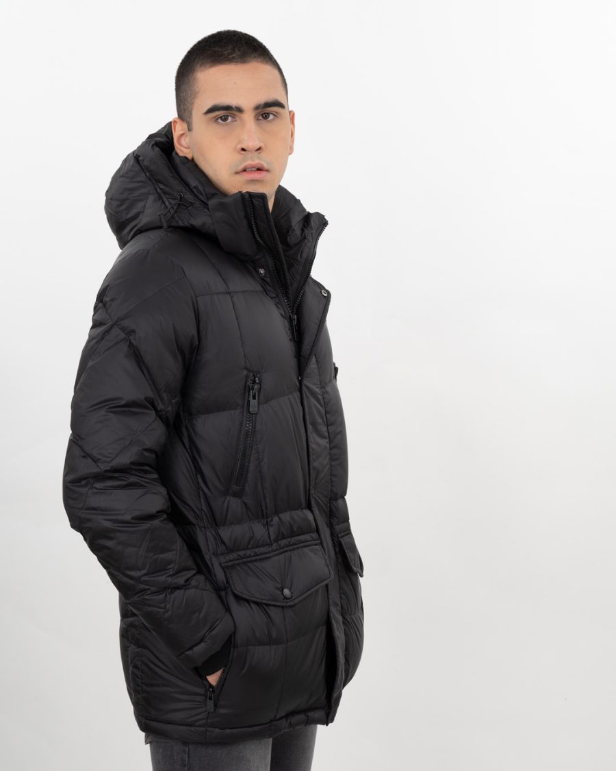 Muška zimska jakna – Sportska i Casual – Invento Aron – Crna