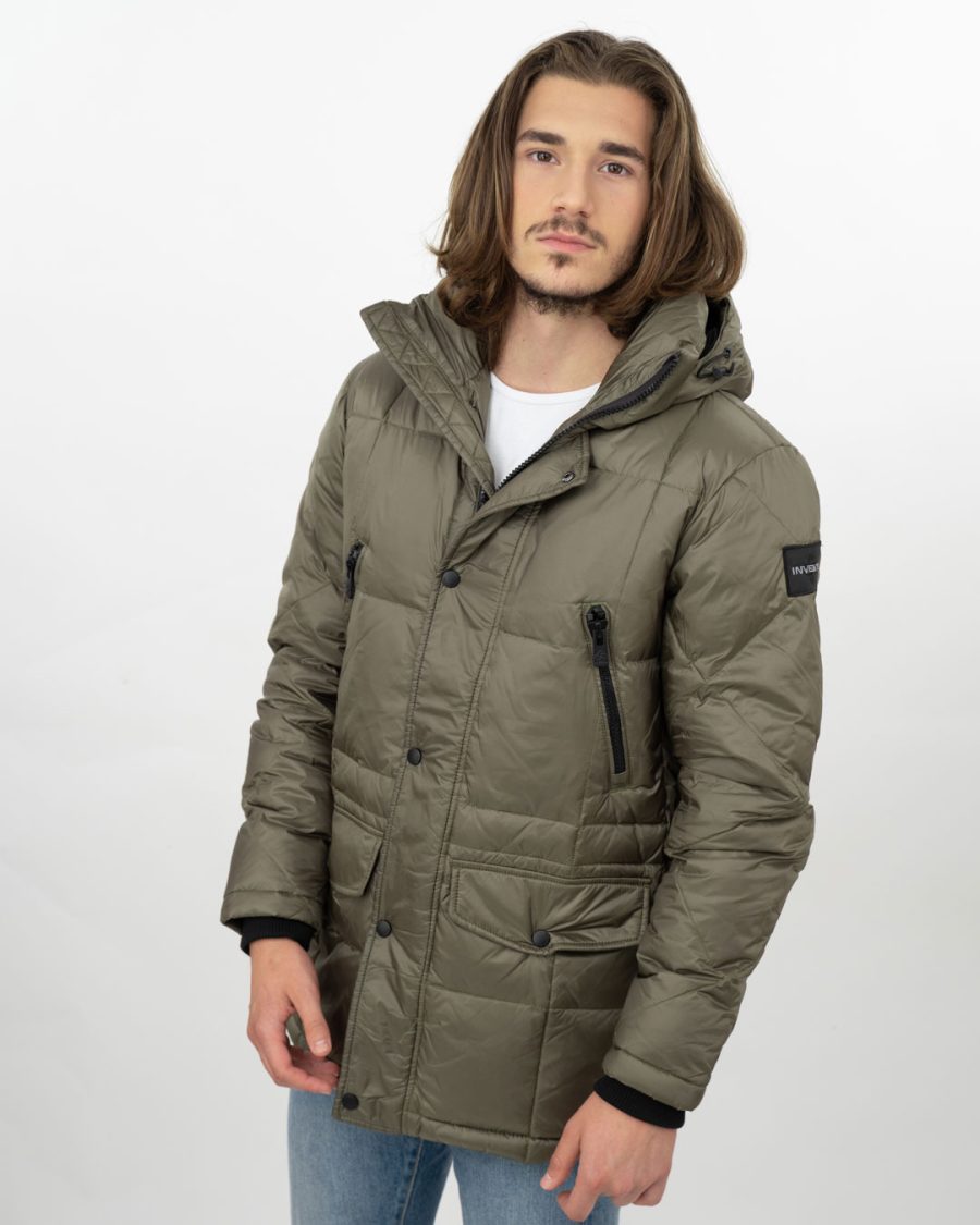 Muška zimska jakna – Sportska i Casual – Invento Aron – Zelena