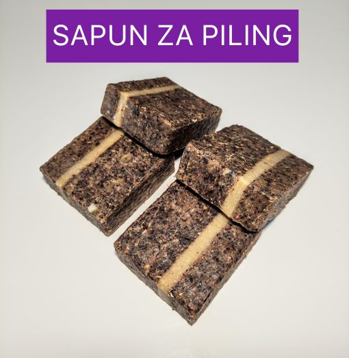 SAPUN ZA PILING 1 – kozji sapun 246. Za piling lica i tela.