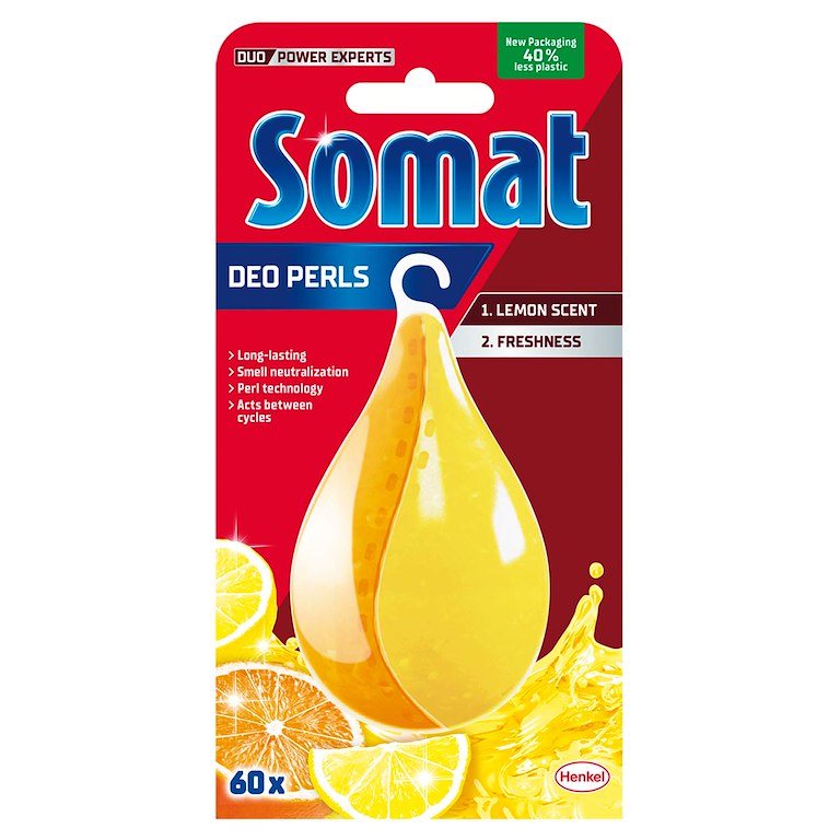 Somat Deo Pearls za maš pranje suđa Limun