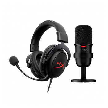 SLUSALICE GAMING I MIKROFON HYPERX STREAMER STARTER PACK