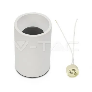 Nadgradna rozetna okrugla upuštena bela V-TAC