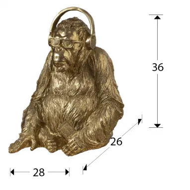 Dekorativna figura Orangutan music SCHULLER