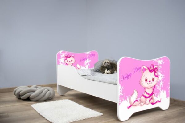 Dečiji krevet 140x70cm sa dušekom HAPPY KITTY – HAPPY KITTY