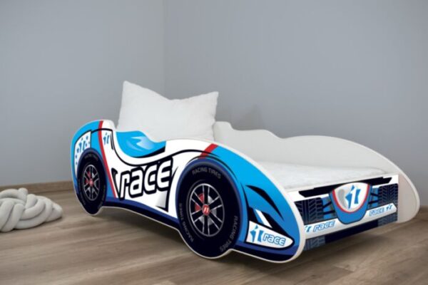 Dečiji krevet sa dušekom 140x70cm (Formula 1) RACE CAR, 7432