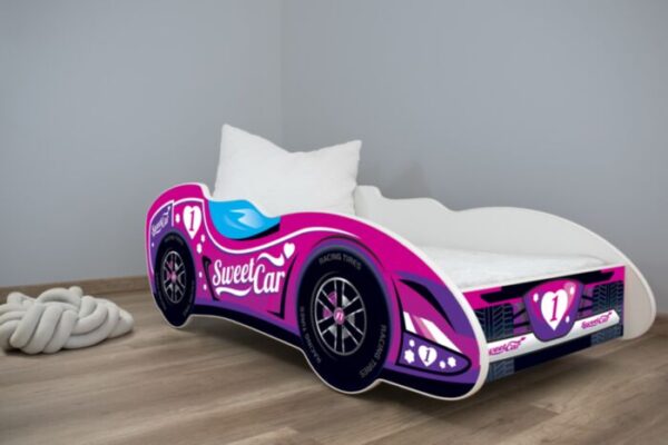Krevet za decu 140x70cm sa dušekom (Formula 1) SWEET CAR, 7555