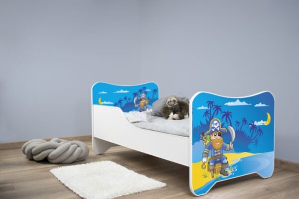 Krevet za decu sa dušekom 140x70cm HAPPY KITTY – OLD PIRATE, 7538