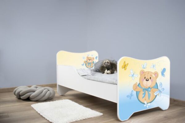 Krevet za decu sa dušekom 140x70cm HAPPY KITTY – SMALL TEDDY, 7540
