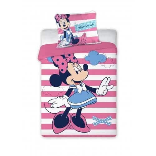 Posteljina za bebe Minnie Mouse 100×135+40x60cm – 5907750576524