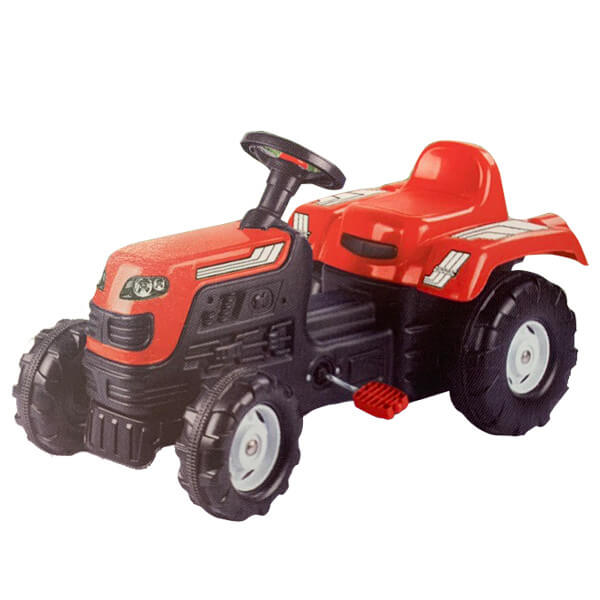 Traktor na pedale Ranchero 081452 Dolu – crveni