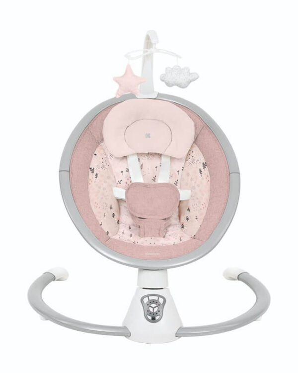 Ljuljaška za bebe Twiddle sa adapterom i daljinskim upravljačem Kikka Boo – roze, kkb10031