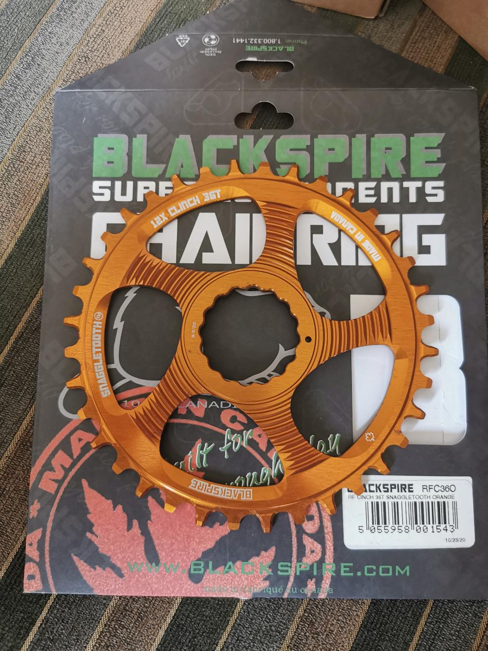 Blackspire Lancanik 36T za Raceface pogon