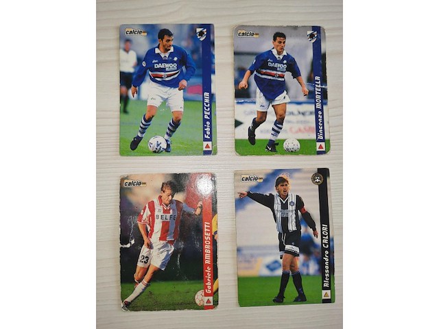 Calcio Pianeta 1999 - 4 KARTICE