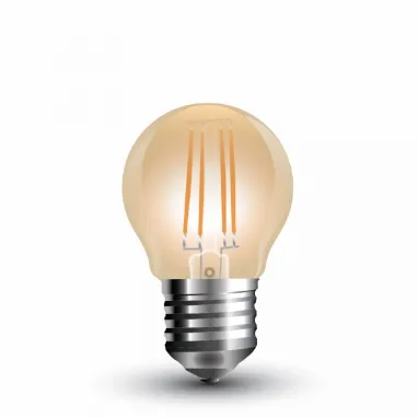 LED sijalica E27 4W 2200K amber staklo G45 V-TAC