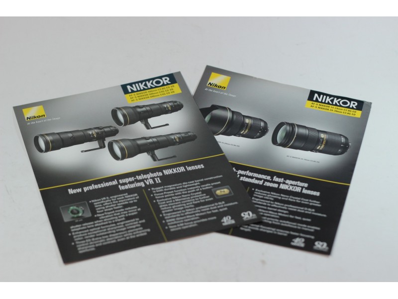 Nikon Nikkor objektivi (reklama)