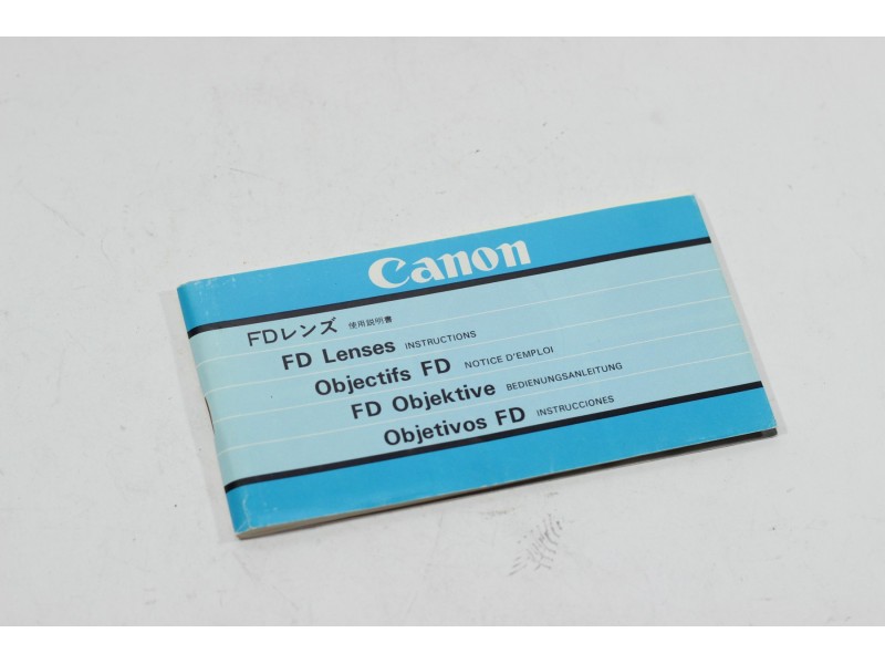 Canon FD objektivi (prospekt/katalog)