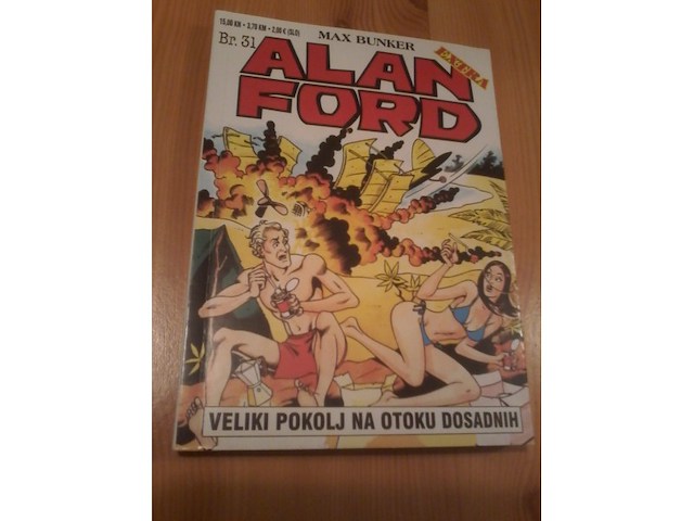 Alan Ford extra broj 31 Veliki pokolj na otoku dosadnih