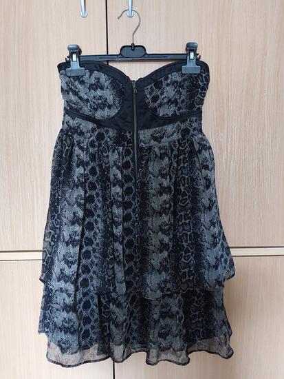 Amisu haljina zmijski print M veličine