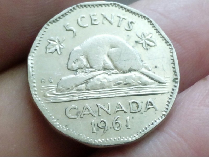 Kanada, 5 centi 1961