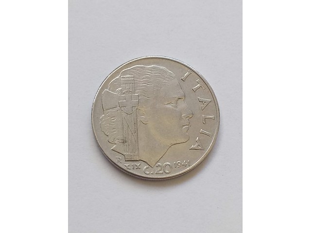 20 Centesimi 1941.g - Italija -