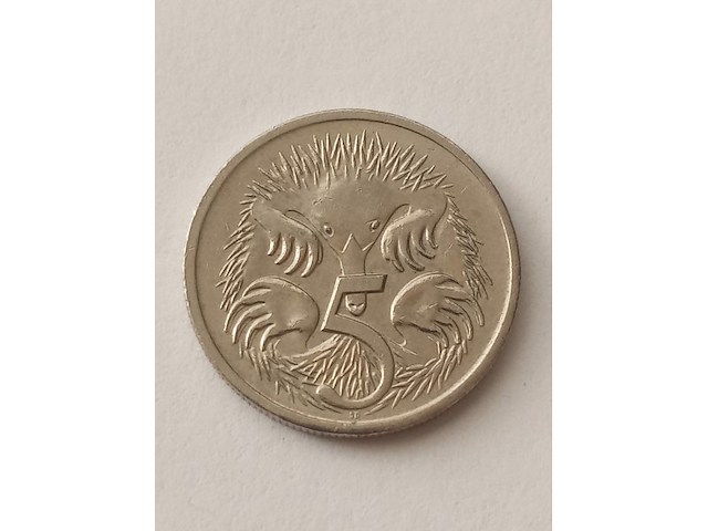 5 Cent 2005.g - Australija - Životinja Jež -
