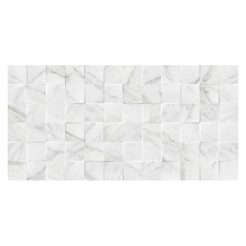Kanjiža Carrara Mosaic 3D WT 25x50cm