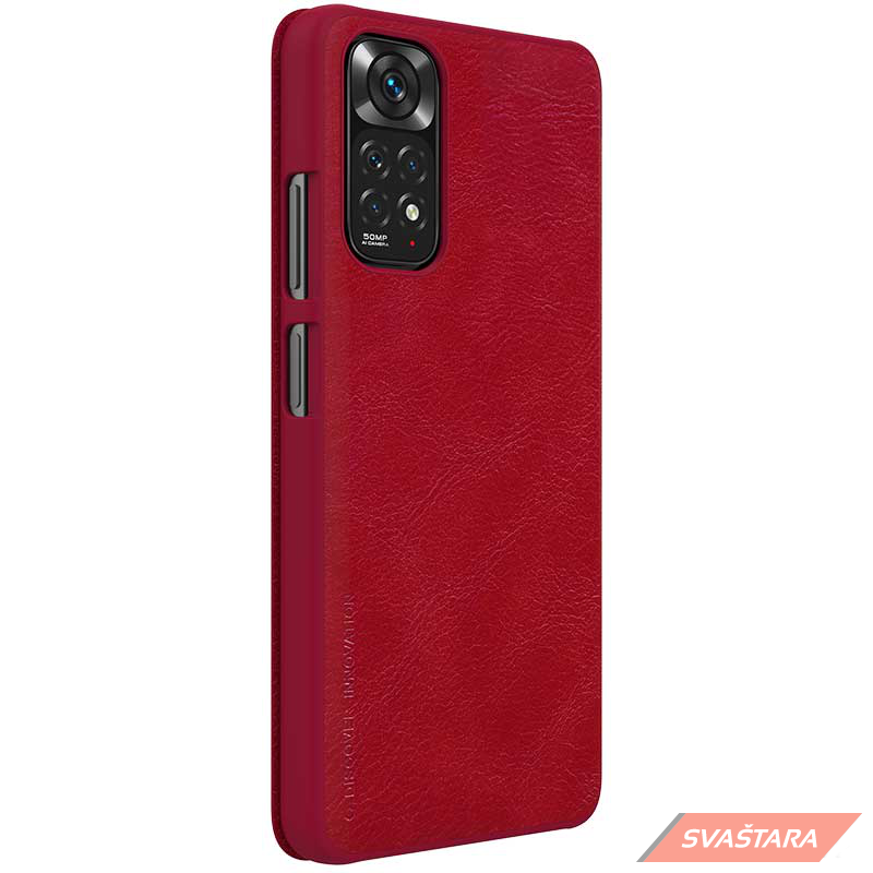 Nillkin Qin za Xiaomi Redmi Note 11 crvena