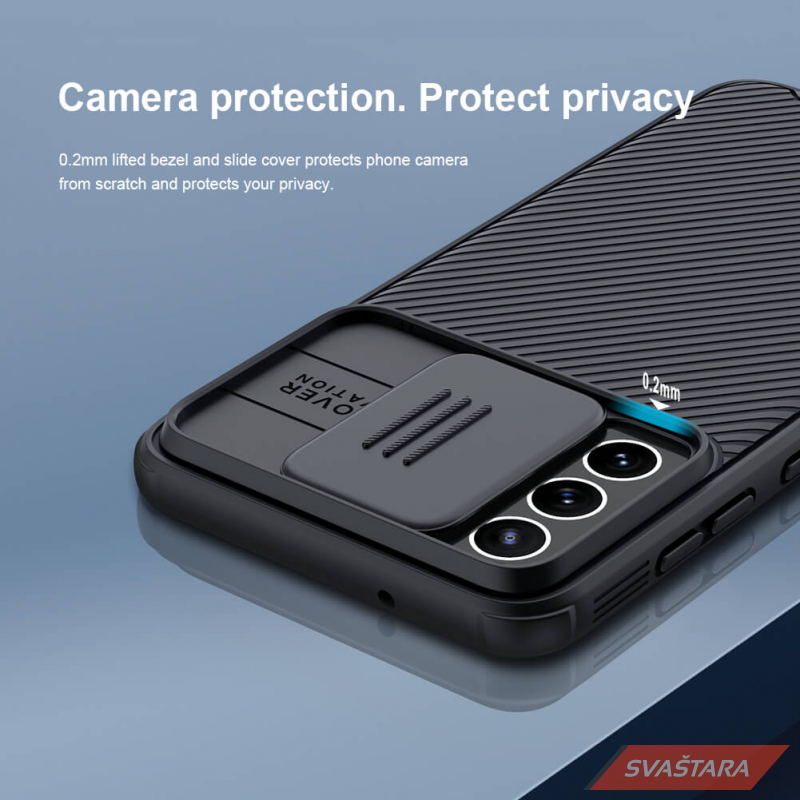 Nillkin CamShield Pro za Samsung G990 S21 FE crna