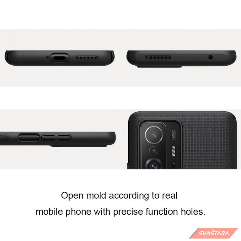 Futrola Nillkin Scrub za Xiaomi 11T/11T Pro crna