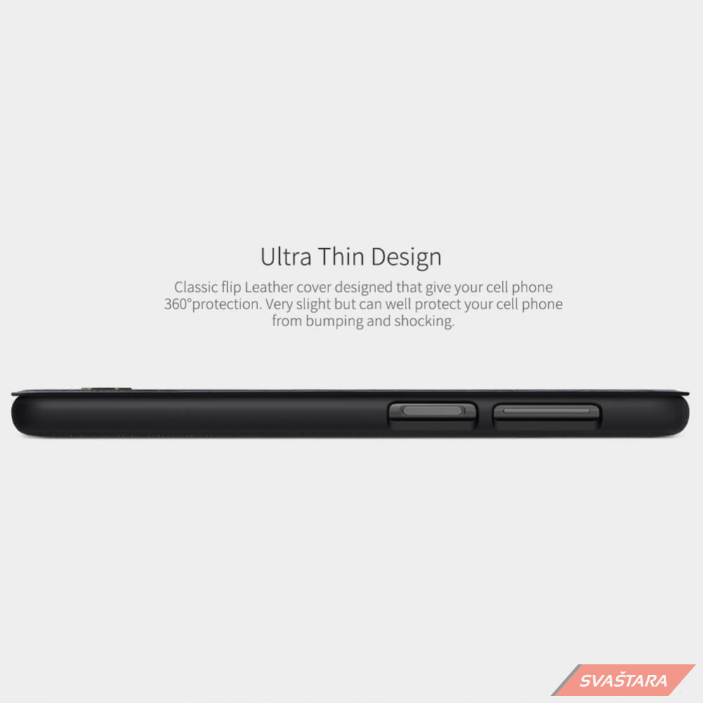 Futrola Nillkin Qin za Xiaomi Redmi Note 11 crna