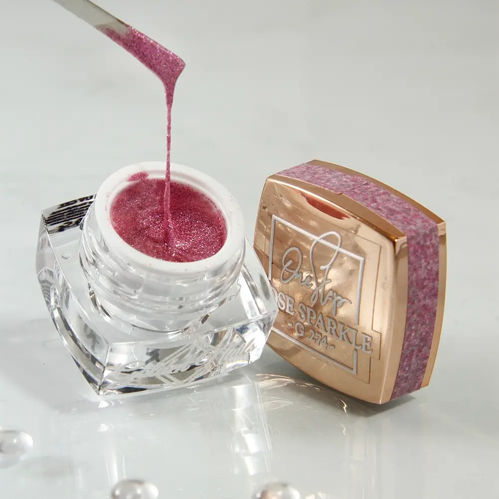 ROSE SPARKLE G274- GEL U BOJI BEZ FIKSIRANJA