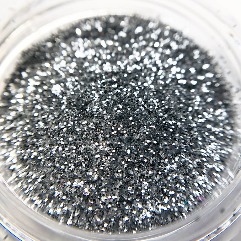 SREBRNI GLITTER PRAH – 100