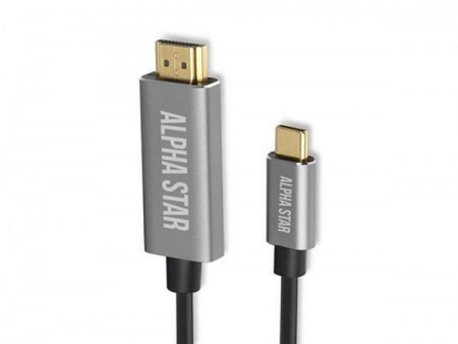 ALPHA STAR USB kabl TIP-C (muški) na HDMI 4K (muški)/dužina 1,2m/blister