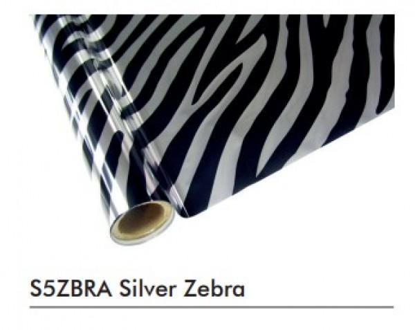 FOREVER Hot Stamping Foil S5ZBRA Silver Zebra (Silver) 30cm x 12m