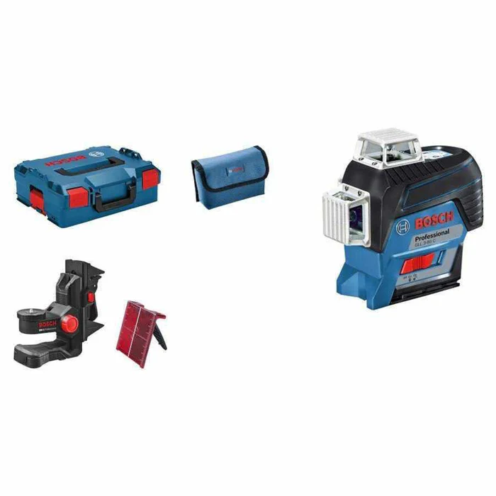 Bosch GLL 3-80 C Solo + BM1 nosač + L-Boxx; linijski laser Bluetooth 80m (0601063R03)