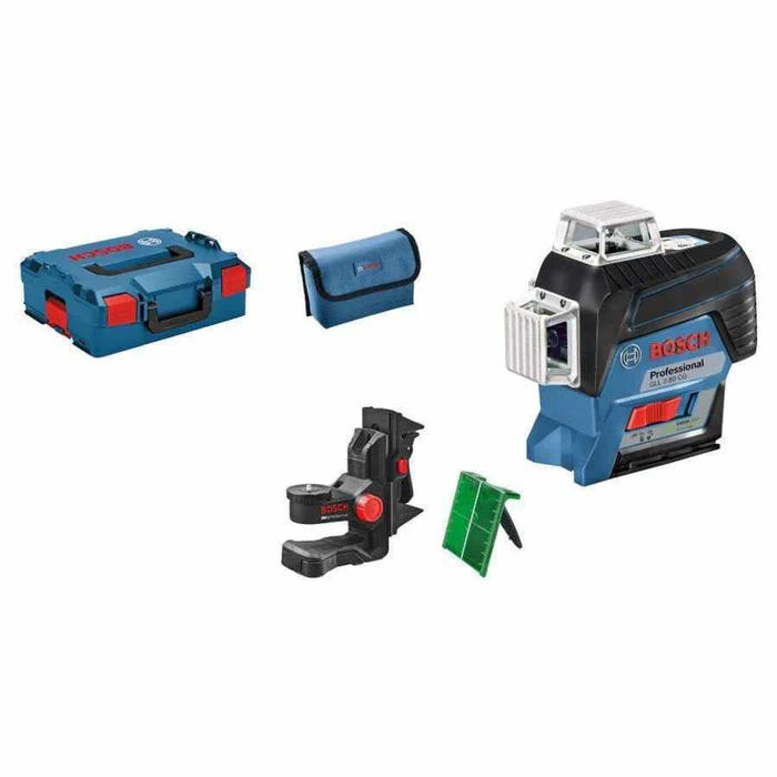 Bosch GLL 3-80 CG Solo + BM1 + L-Boxx linijski laser sa zelenim zrakom Bluetooth 80m (0601063T03)