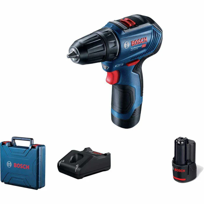 Bosch GSR 12V-30 Akumulatorska bušilica-šrafilica-odvrtač 2x2.0Ah (06019G9000)