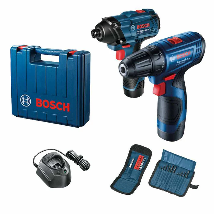 Bosch set aku alata: GSR 120-Li + GDR 120-LI + GAL 12V-20 u koferu (06019G8023)